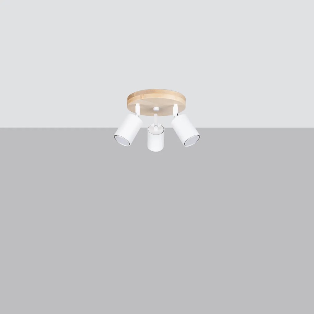 Sollux Lighting Stropní svítidlo VERDO 3P bílé