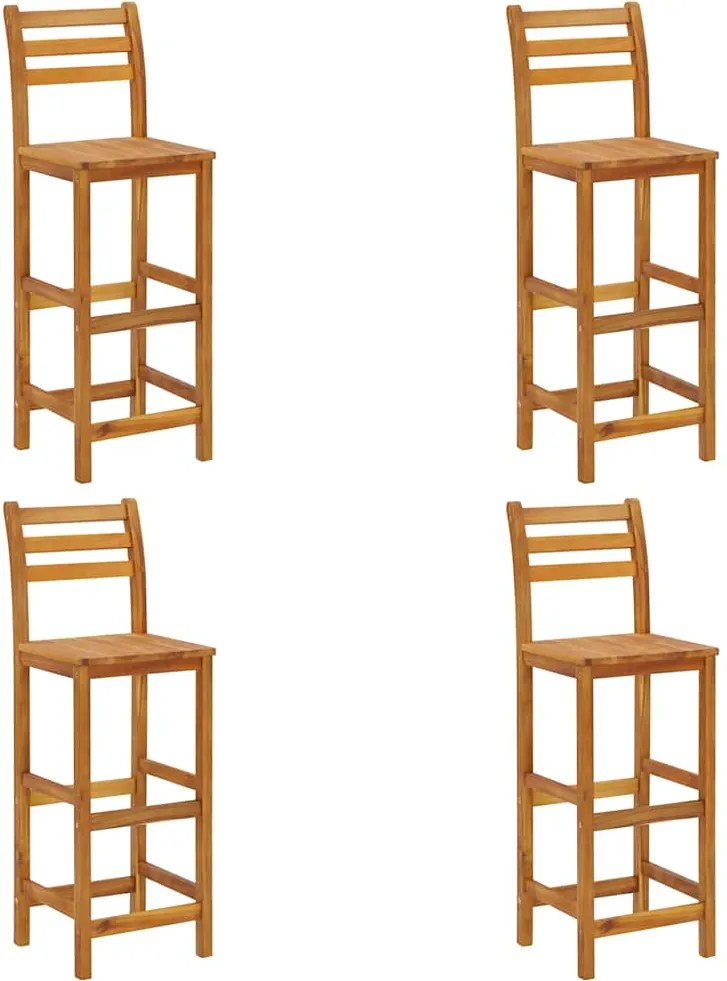 5dílný zahradní barový set masivní akáciové dřevo 3154383