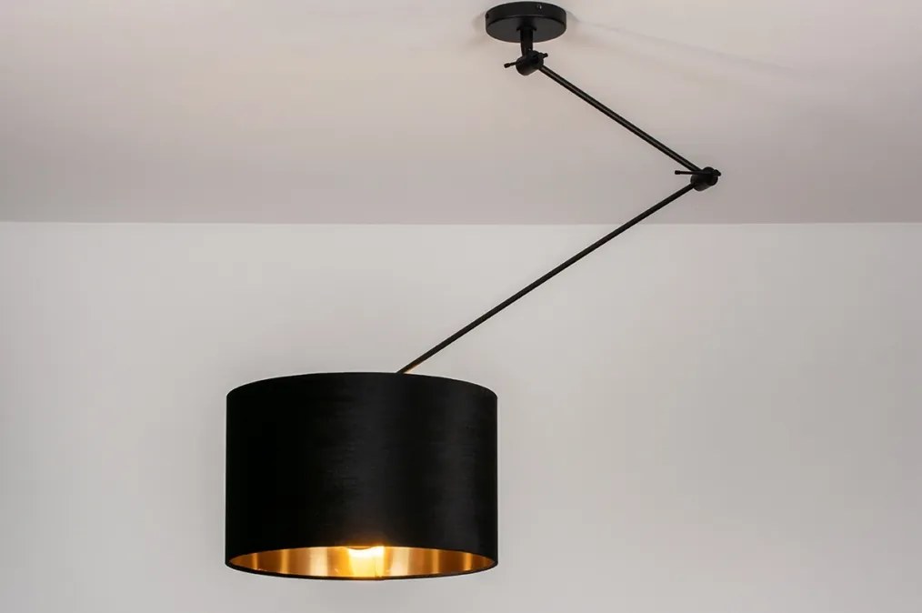 Závěsné svítidlo nad stůl Riteliotte Black and Gold