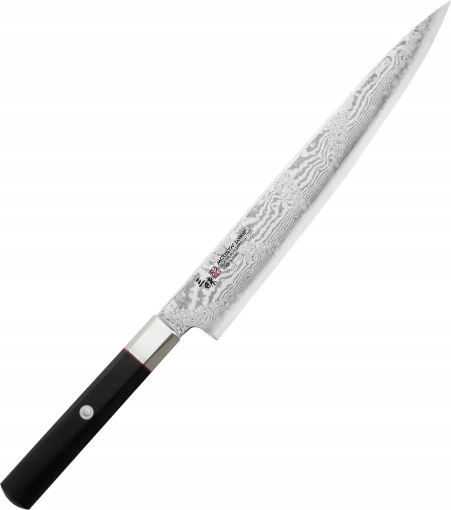 Mcusta Zanmai VG-10 Splash Japonský Nůž na filetování Sujihiki 61 Hrc 24 cm
