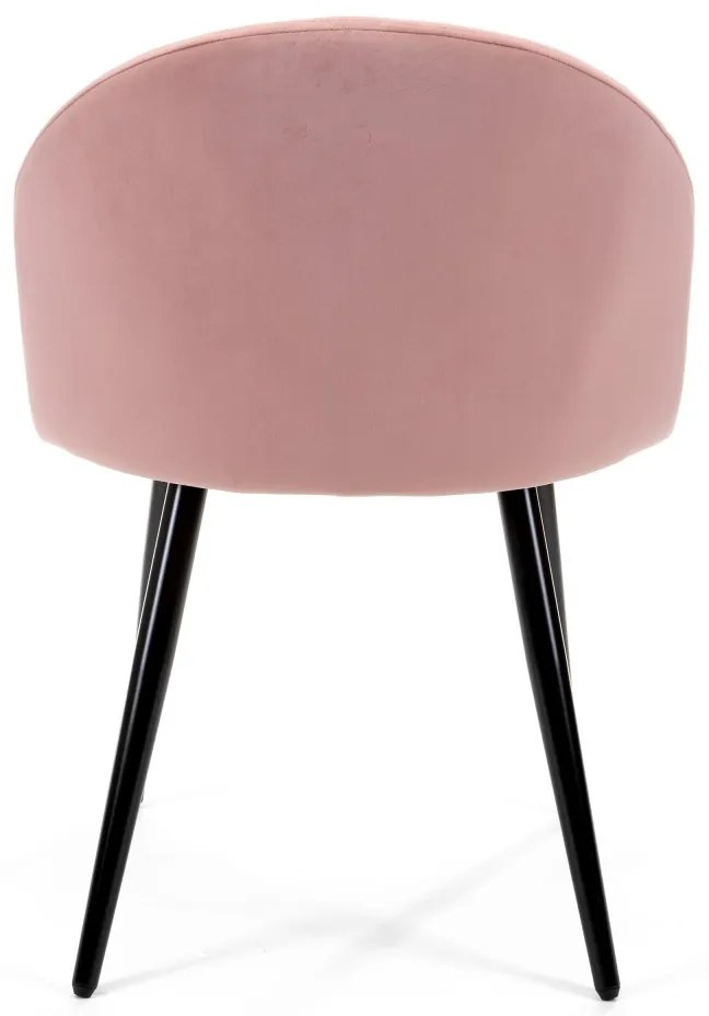 Čalouněná designová židle Poppy růžová