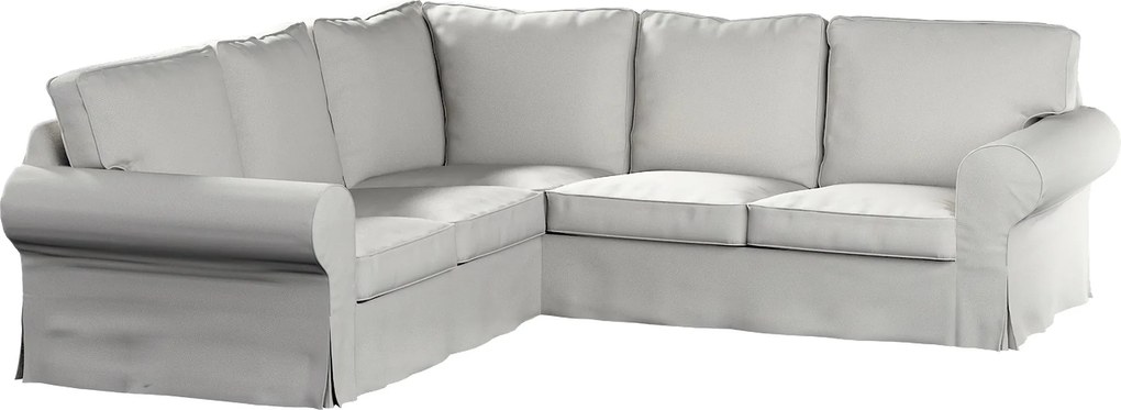 Potah na pohovku IKEA Ektorp rohová barva šedá látka pletený vzor