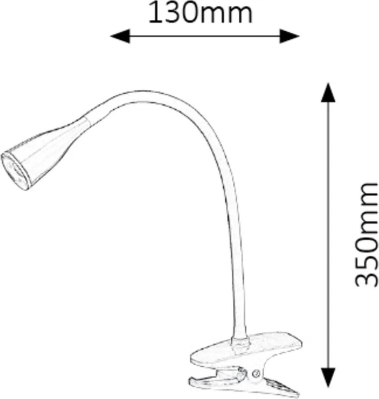 Rabalux JEFF LED stolní lampa 4198
