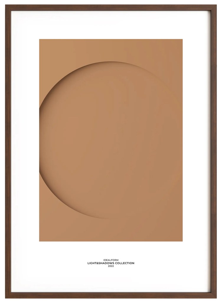 Idealform Poster no. 6 Round composition Barva: Terracotta, Velikost: 300x400 mm