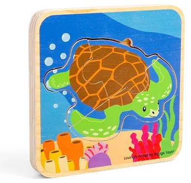 Bigjigs Toys Puzzle Životní cyklus želvy