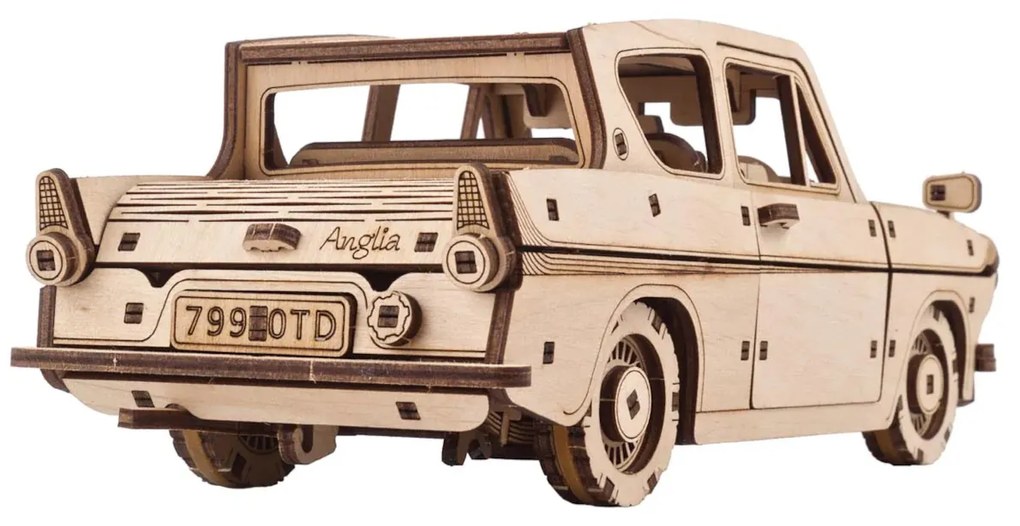 Ugears 3D dřevěné mechanické puzzle Harry Potter Létající Ford Anglia