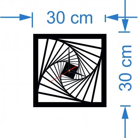 Dřevěné nástěnné hodiny - stylový doplněk do vašeho interiéru | SENTOP PR0005