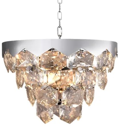 Křišťálový lustr na řetězu GRACE 6xE14/40W/230V