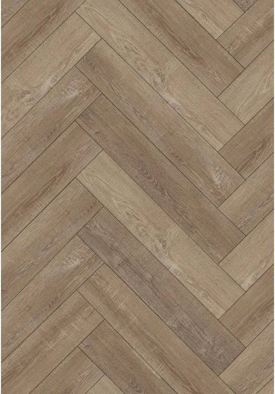 Mexen Windsor vinylové panely chevron 570 x 95 mm LVT Dryback 2,5 mm, podklad PVC, 4 V-drážka, Dub