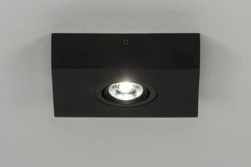 Stropní LED svítidlo Spot Quality Quadra 1 Black