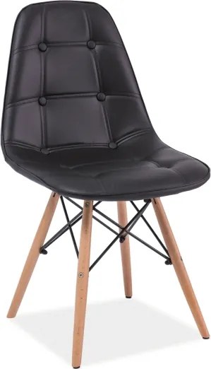 Židle AXEL buk/černá