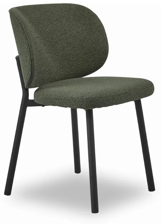 Designová jídelní židle Salgado lesnická zelená