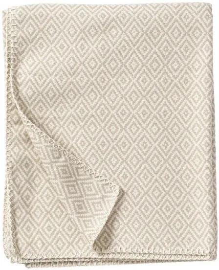 Bavlněná deka Stella beige 140x180, Klippan, Švédsko Béžová | BIANO