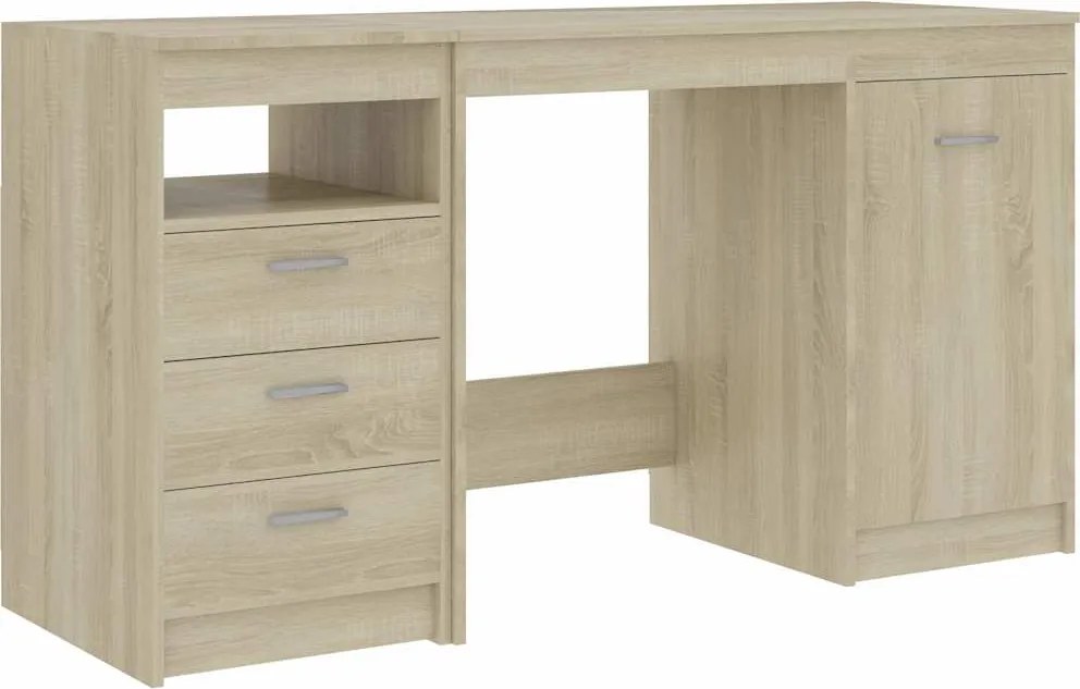 Psací stůl dub sonoma 140 x 50 x 76 cm kompozitní dřevo 3054783