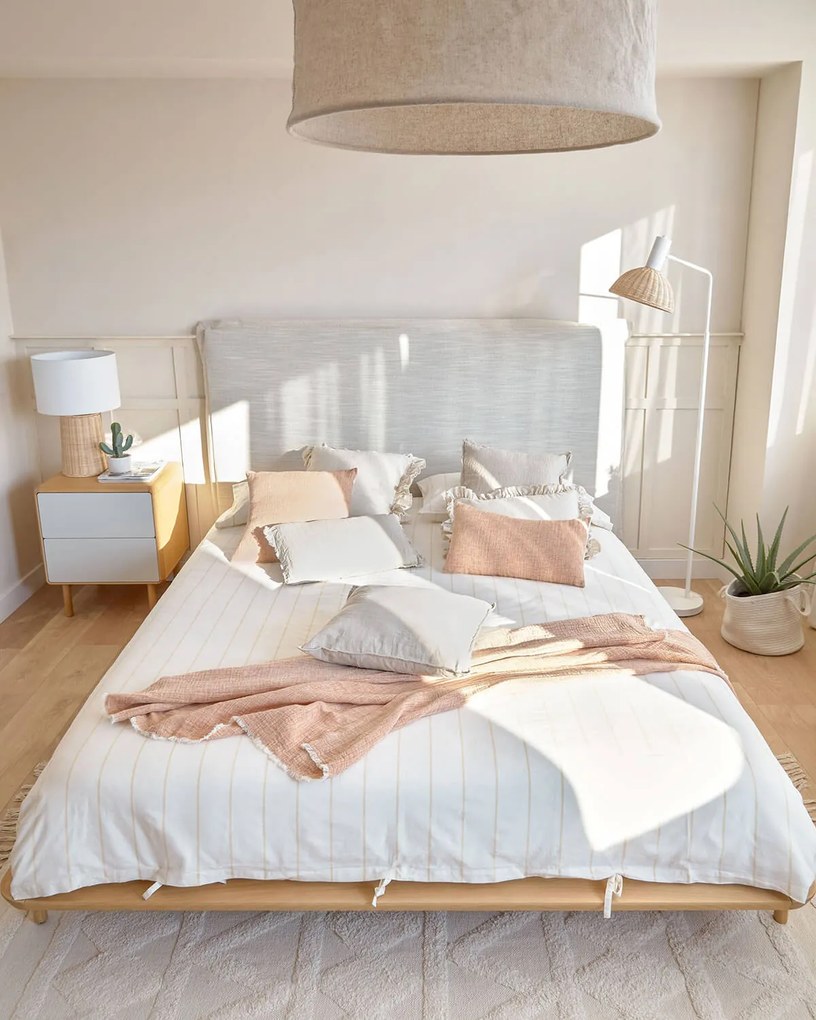 Dřevěná postel marewa 160 x 200 cm MUZZA