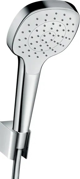Hansgrohe Croma Select E, sprchový set 110 1jet s hadicí 1250 mm, bílá/chromová, HAN-26424400