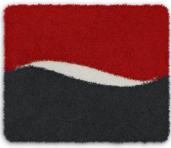 BATEX GELO - Koupelnová předložka červená Rozměr: 50x60 cm