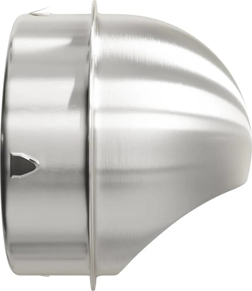 vidaXL Kryty vzduchových ventilátorů 2 ks Stříbrná 200 mm [42019382]