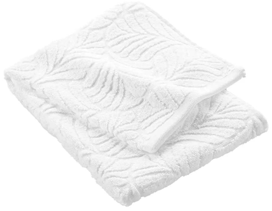 Bílý froté bavlněný ručník 50x90 cm Madeira – douceur d'intérieur