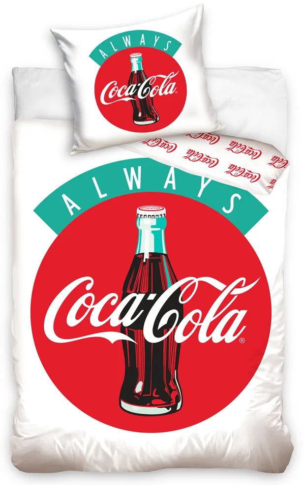 Bavlněné povlečení Always Coca Cola