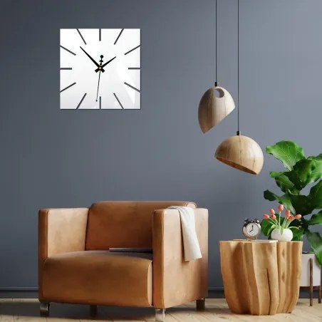 Nástěnné hodiny minimalistický čtvercový design | SENTOP X0099