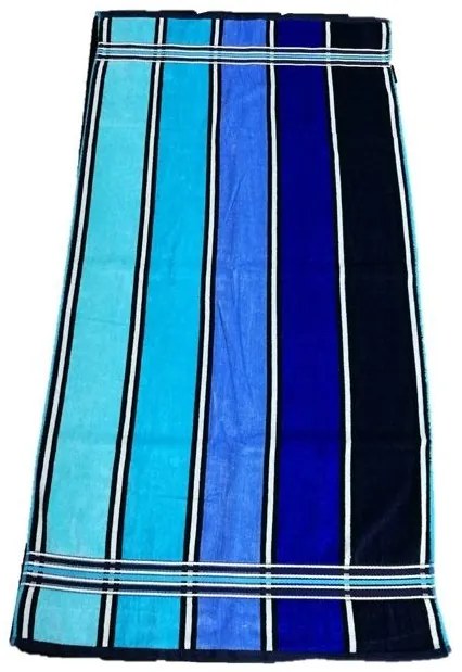 JAHU Rainbow Osuška - 70x140, modrá