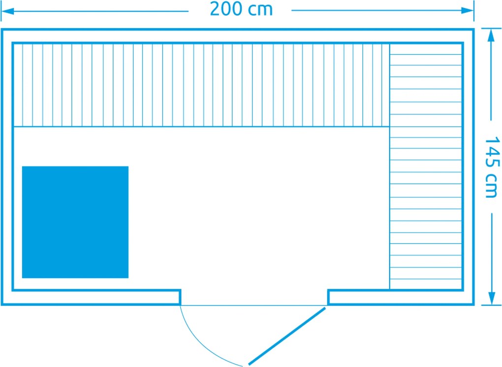 Marimex | Finská sauna Marimex KIPPIS XL + saunová kamna | 11100085