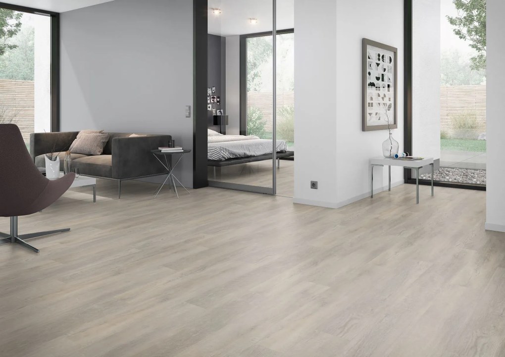 Oneflor, Vinylová podlaha lepená ECO 55 055 Old Oak Light Breige - dub, 1219,2 x 184,1 mm
