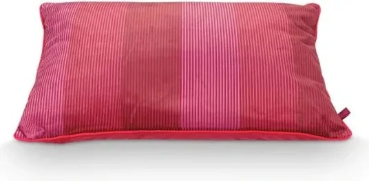 Pip Studio dekorační polštář Multi Stripe 50x70 cm, červený (Dekorační polštář s výplní)