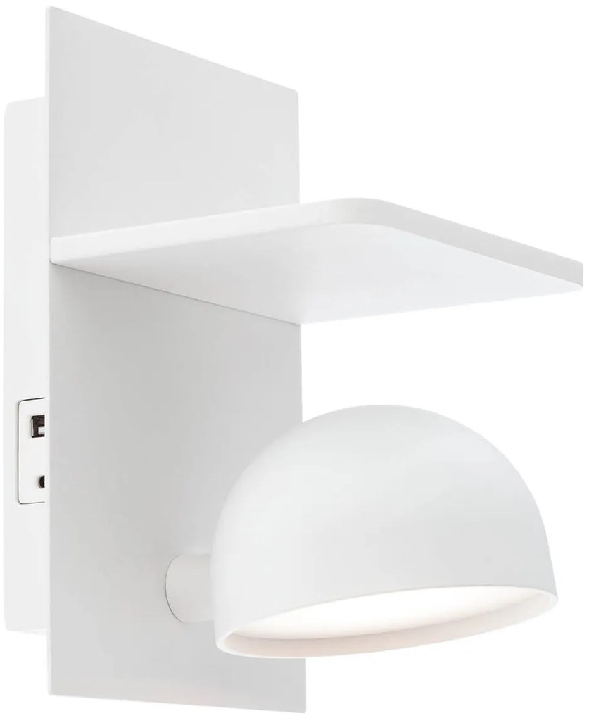 Světla a lustry REDO GROUP Nástěnné LED světlo nad postel s USB SEIBI 01-3491