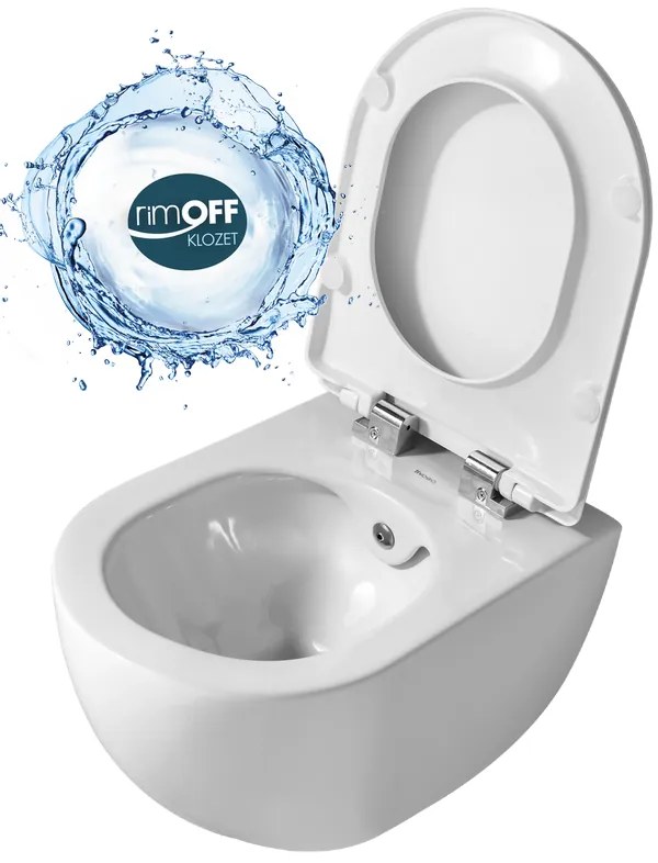 Alcaplast AM115/1000 Renovmodul komplet k zazdění se závěsným WC Creavit FREE FE322 Rim-Off + bidet 2v1