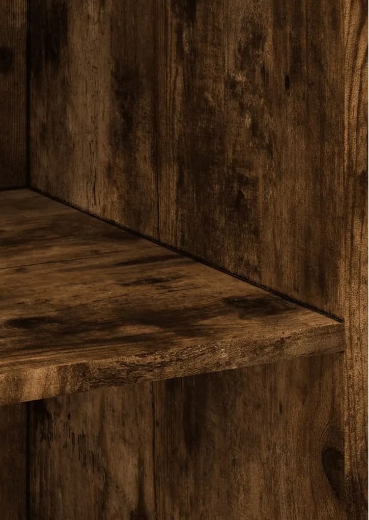 Skříň highboard kouřový dub 70 x 41 x 185 cm kompozitní dřevo 3281691