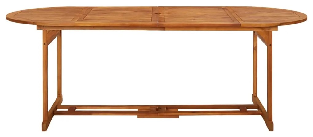 vidaXL Zahradní jídelní stůl 220 x 90 x 75 cm masivní akáciové dřevo