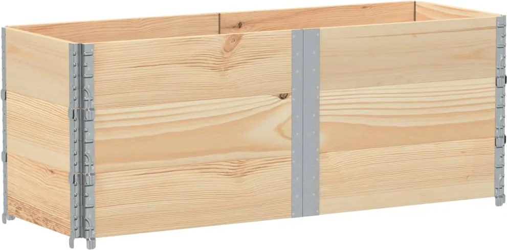 Zahradní truhlík 150 x 50 cm masivní borové dřevo 3295435