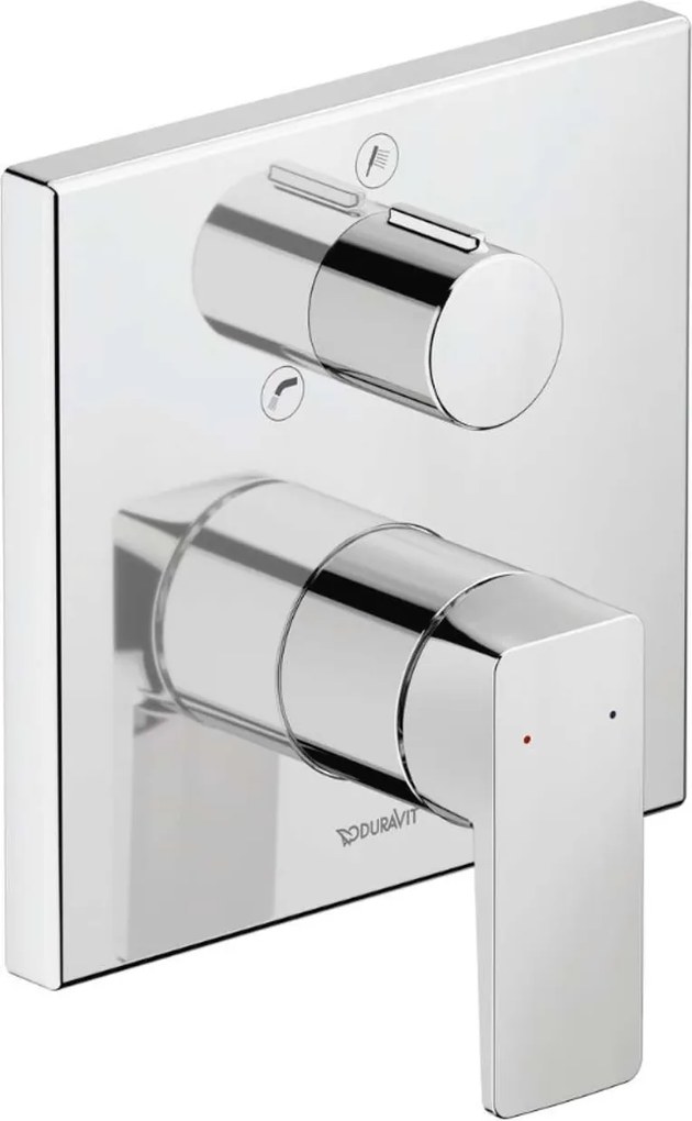 Duravit Manhattan - Baterie pod omítku, pro 2 spotřebiče, chrom MH5210018010