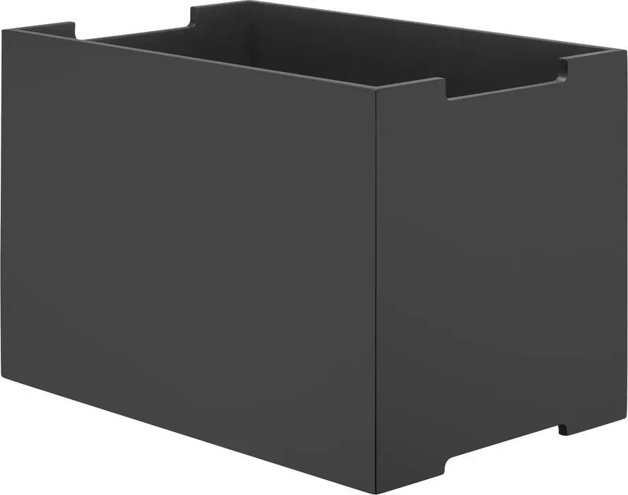 Antracitový úložný box 25x39x27 cm Kasane L – Blomus