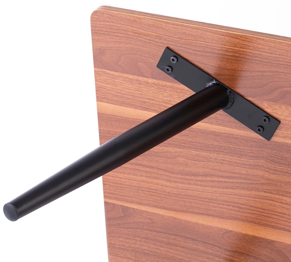 Konferenční stůl s deskou v dekoru ořech PYXE 110x55 cm