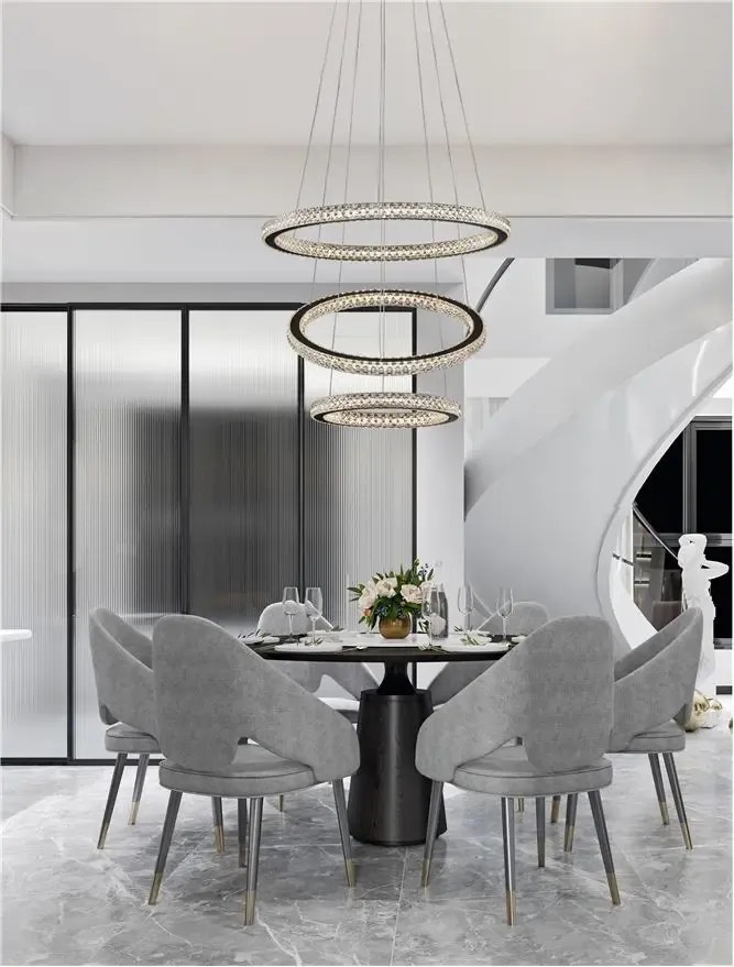 LED lustr Ginevra 51 černé