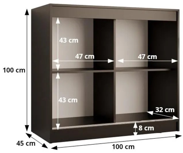 Komoda Ramiro | 100 cm | bílá