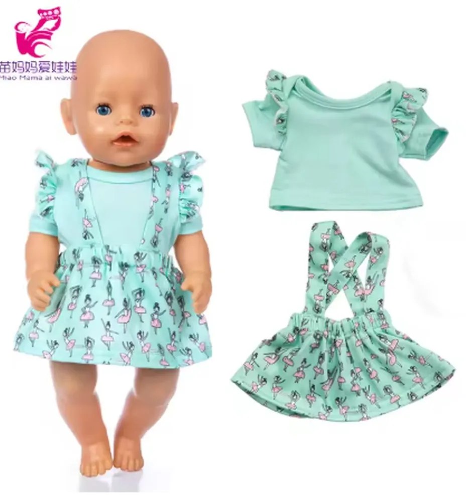 Oblečky pro American girl a Baby Born 43 cm Varianta: A7 tyrkysový set