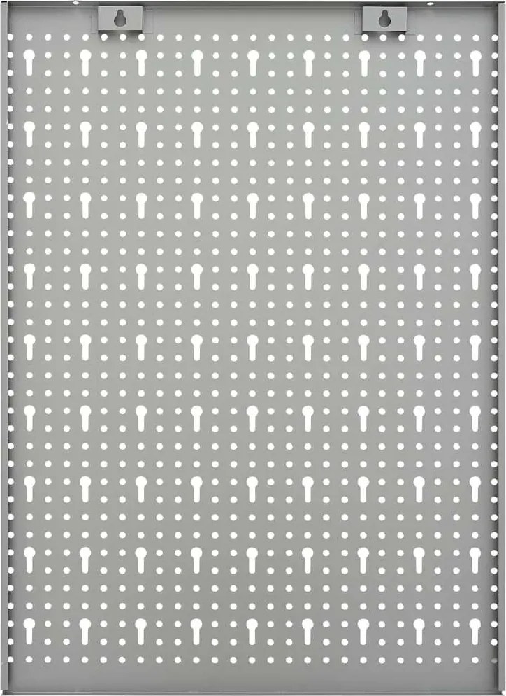 Nástěnné děrované panely 3 ks 40 x 58 cm ocel 145349
