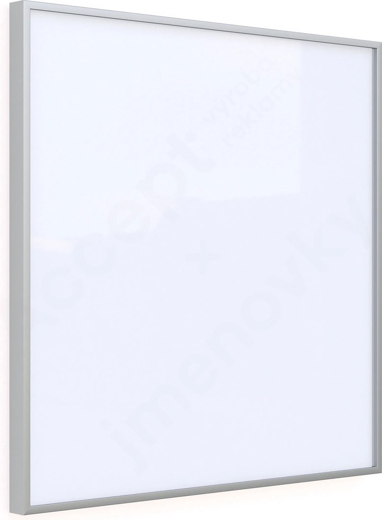 ACCEPT Dveřní tabulka Plato X 148 x 148 mm (stříbrná) - stříbrná tabulka