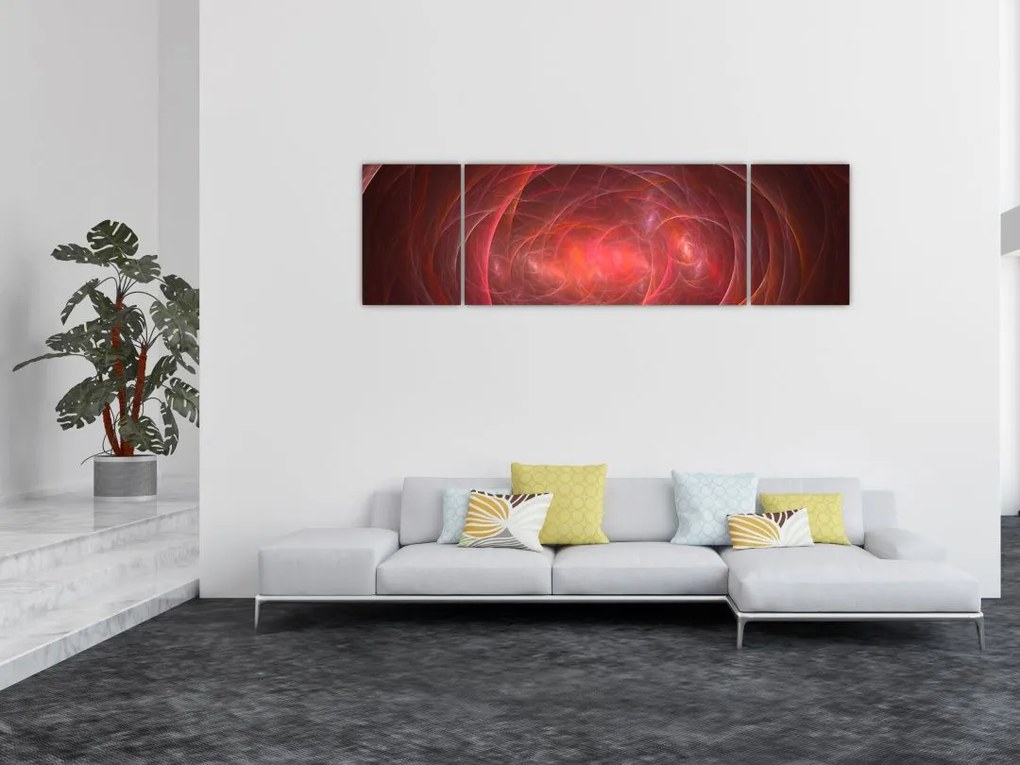 Moderní abstraktní obraz (170x50 cm)