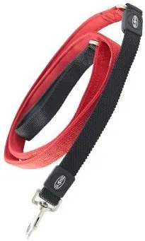 KRUUSE Vodítko BUSTER Neoprene Bungee S/M 120cm/20mm červené
