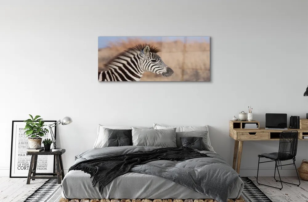 akrylový obraz zebra 120x60 cm