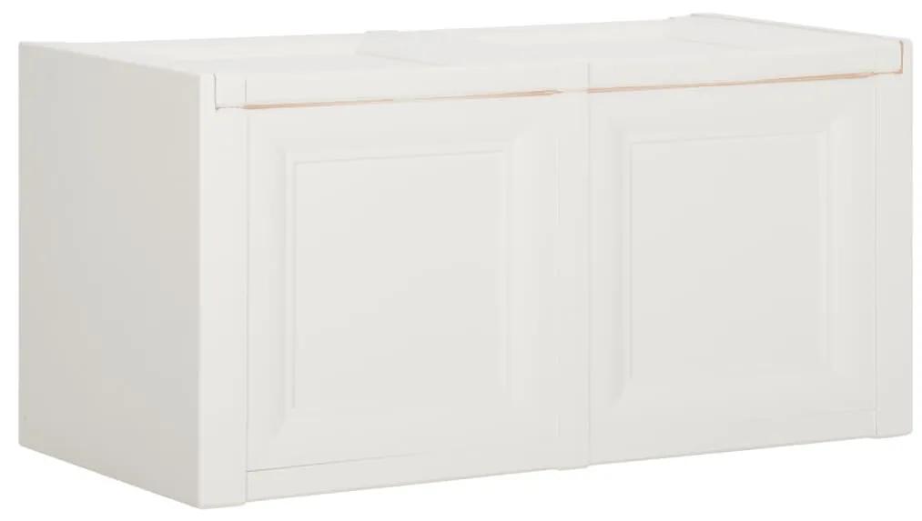 340612 vidaXL Box na podušky bílý 86 x 40 x 42 cm 85 l