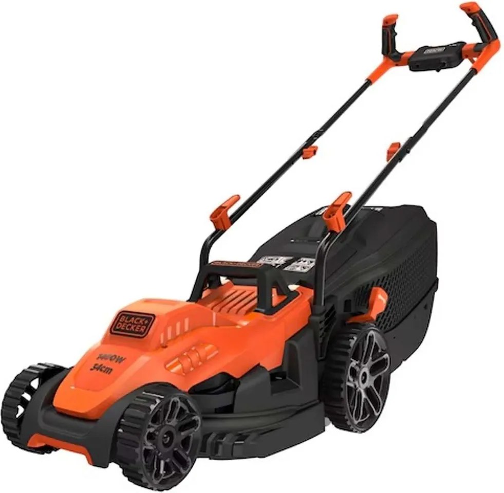 BLACK+DECKER - Elektrická sekačka na trávu 1400 W, záběr 34 cm BEMW461BH-QS