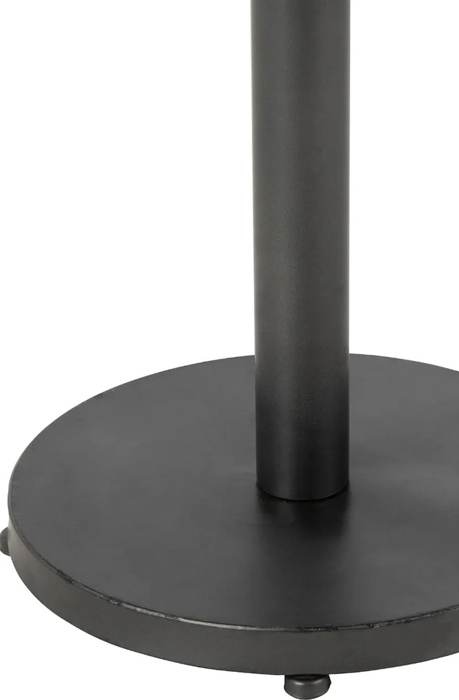 Odkládací stolek TOLVIX Ø 48 cm, černý