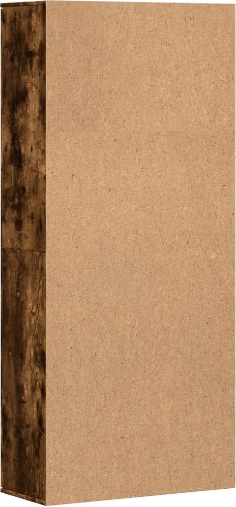 Skříň highboard kouřový dub 80 x 35 x 180 cm kompozitní dřevo 3276655
