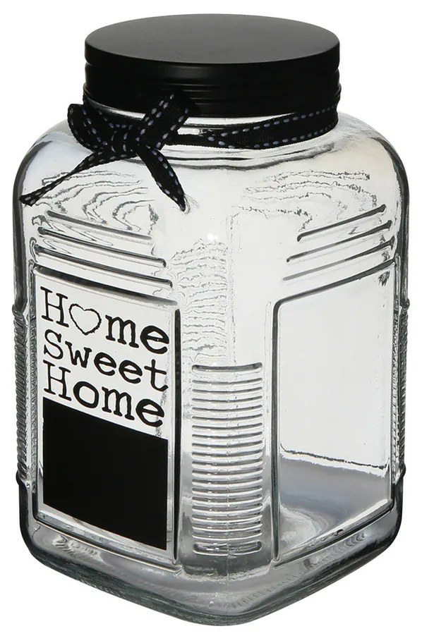 Altom Skleněná dóza Home Sweet Home, 1000 ml